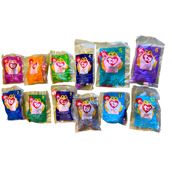 McDonald's | Toys | Mcdonalds Ty Happy Meal Complete Set 999 Like New ...